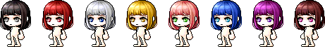 List of MapleStory Hairstyles and Face | AyumiLove