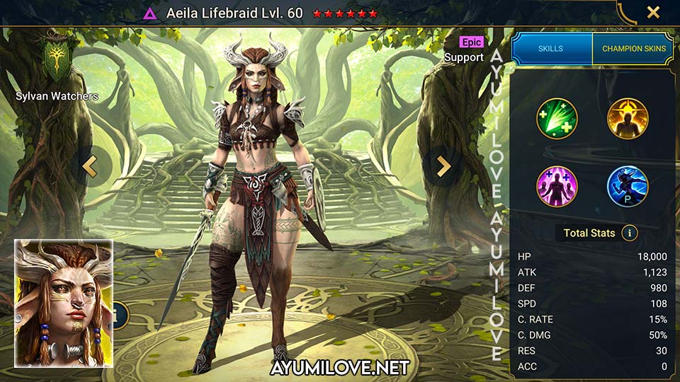 Aeila Lifebraid | Raid Shadow Legends - AyumiLove
