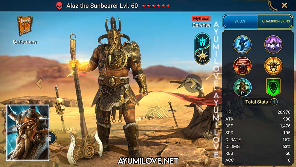 Alaz the Sunbearer | Raid Shadow Legends - AyumiLove