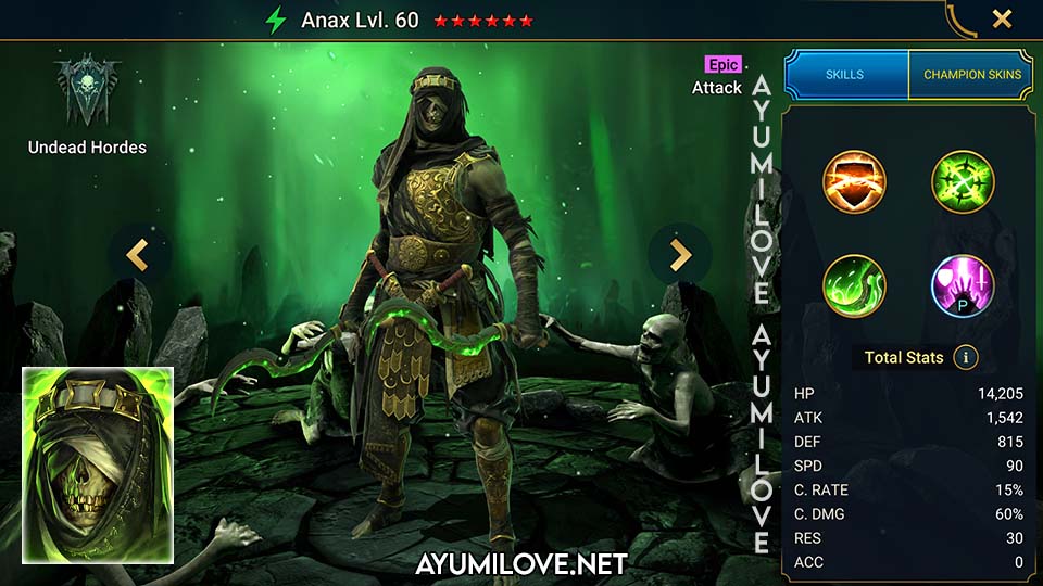 Anax | Raid Shadow Legends - AyumiLove