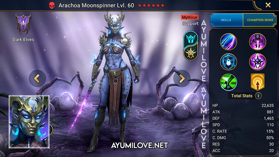 Arachoa Moonspinner | Raid Shadow Legends - AyumiLove