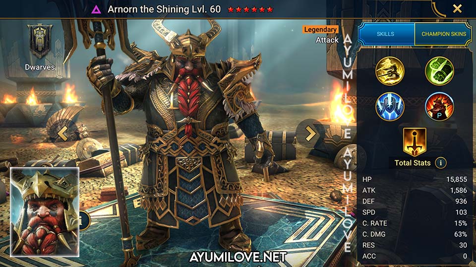 Arnorn the Shining | Raid Shadow Legends - AyumiLove