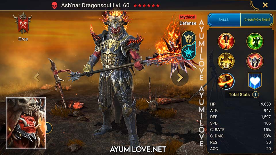 Ashnar Dragonsoul | Raid Shadow Legends - AyumiLove