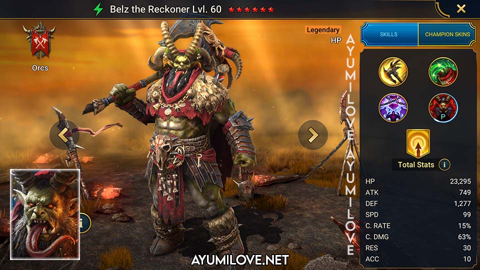 Belz the Reckoner | Raid Shadow Legends - AyumiLove