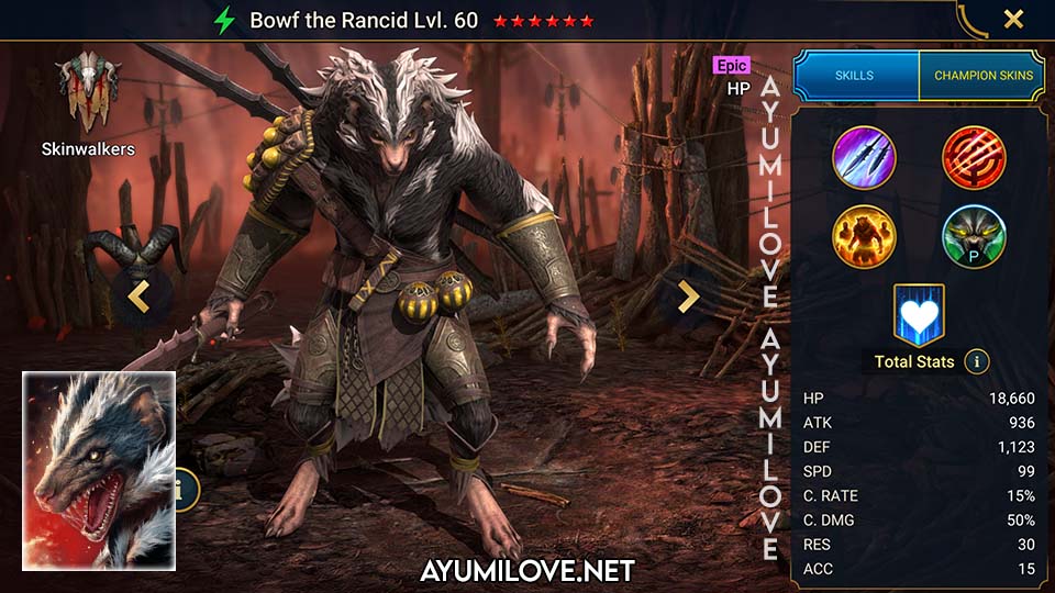 Bowf the Rancid | Raid Shadow Legends - AyumiLove