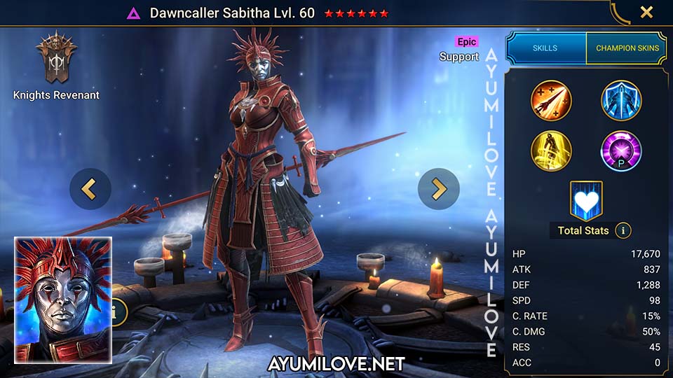 Dawncaller Sabitha | Raid Shadow Legends - AyumiLove