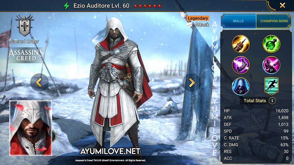 Ezio Auditore | Raid Shadow Legends - AyumiLove