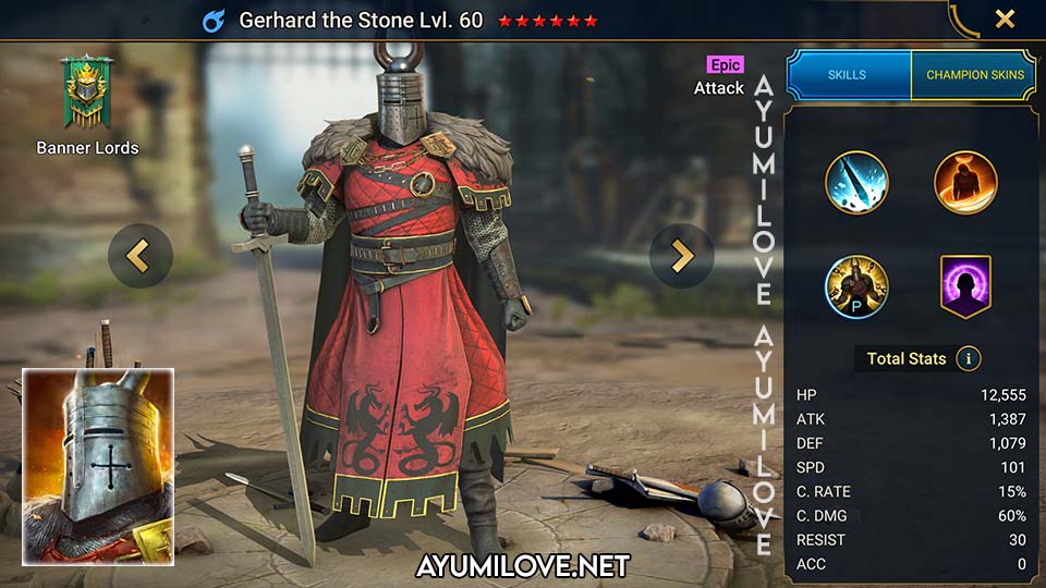 Gerhard the Stone | Raid Shadow Legends - AyumiLove