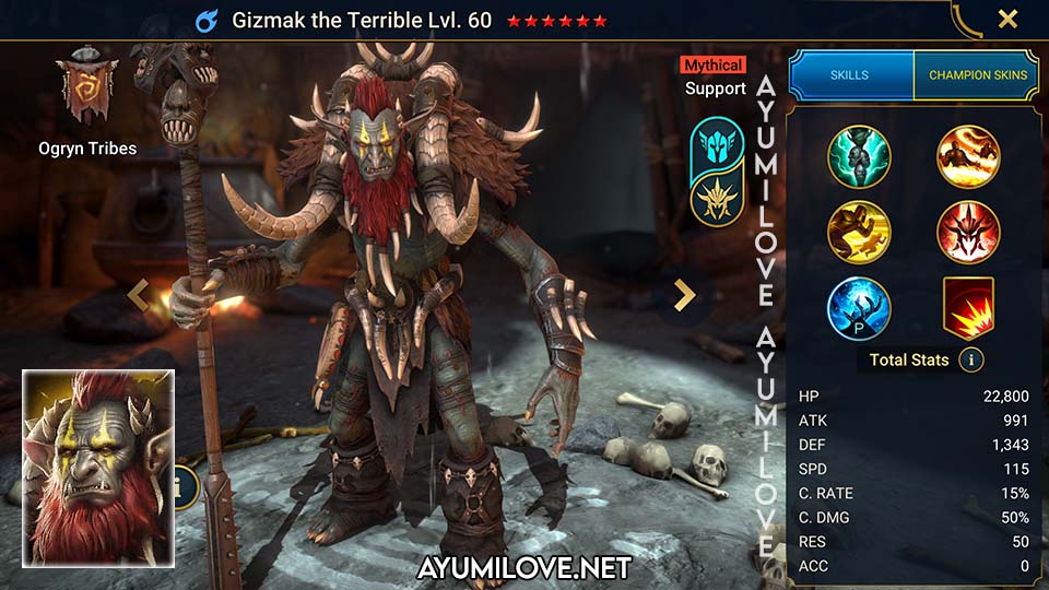 Gizmak the Terrible | Raid Shadow Legends - AyumiLove