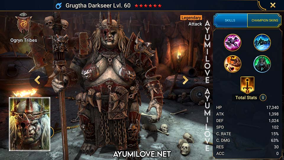 Grugtha Darkseer | Raid Shadow Legends - AyumiLove