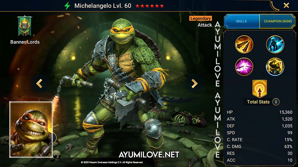 Michelangelo | Raid Shadow Legends - AyumiLove