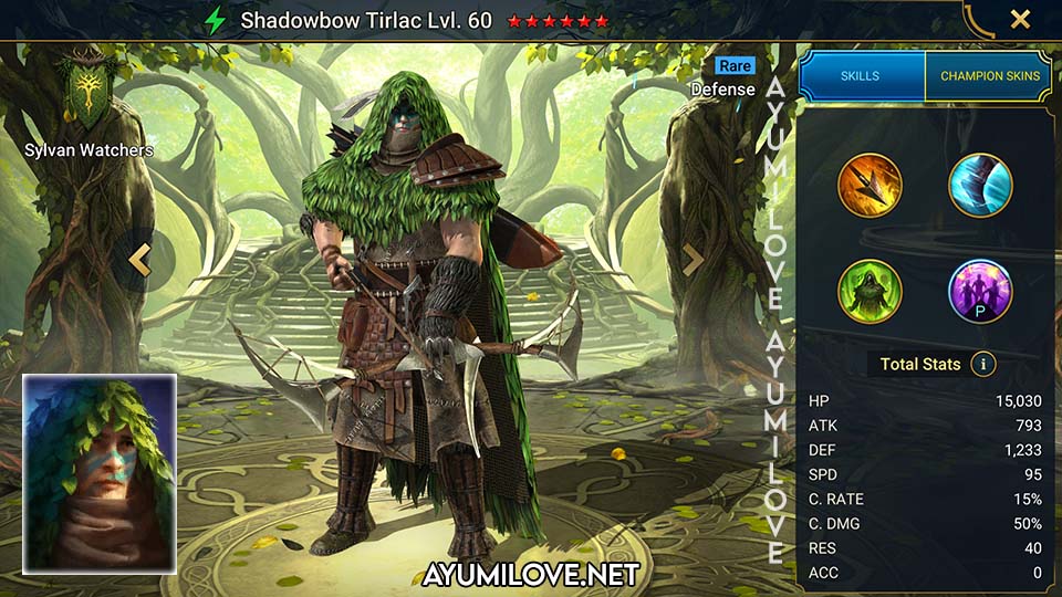 Shadowbow Tirlac | Raid Shadow Legends - AyumiLove