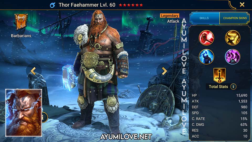 Thor Faehammer | Raid Shadow Legends - AyumiLove