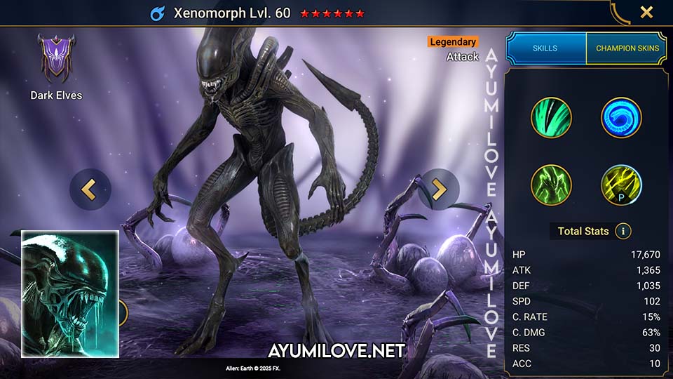 Xenomorph | Raid Shadow Legends - AyumiLove