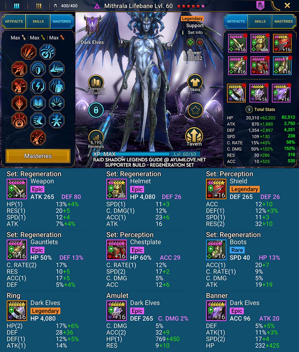 Mithrala Lifebane | Raid Shadow Legends - AyumiLove