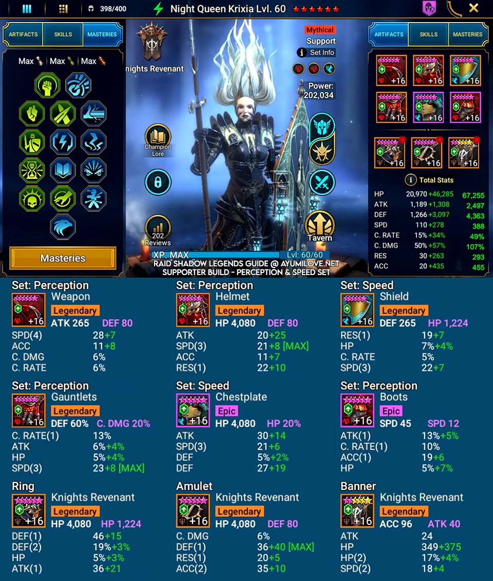 Night Queen Krixia | Raid Shadow Legends - AyumiLove