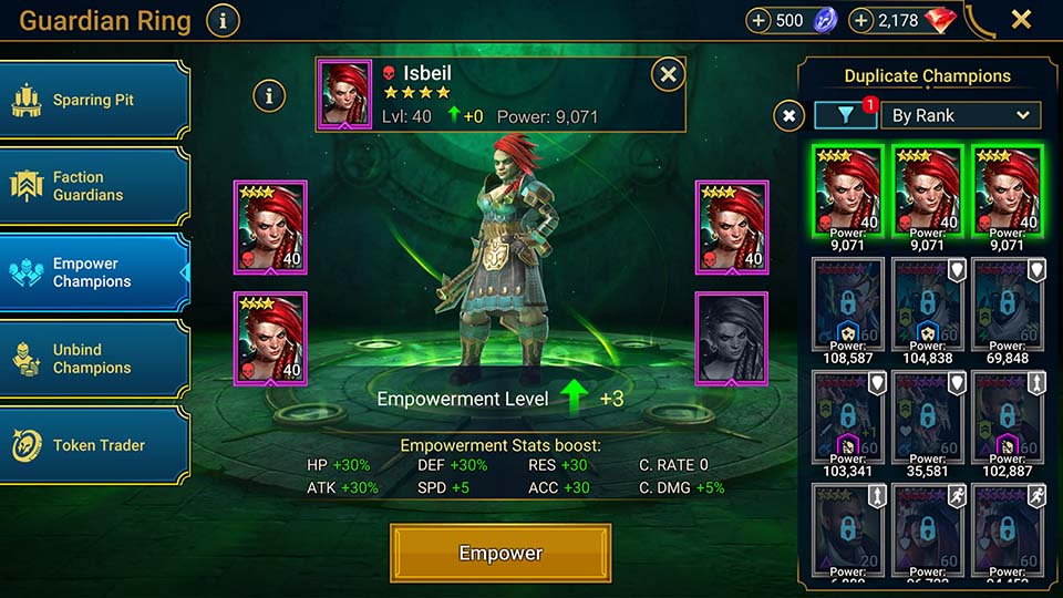 Champion Empowerment Guide | Raid Shadow Legends - AyumiLove